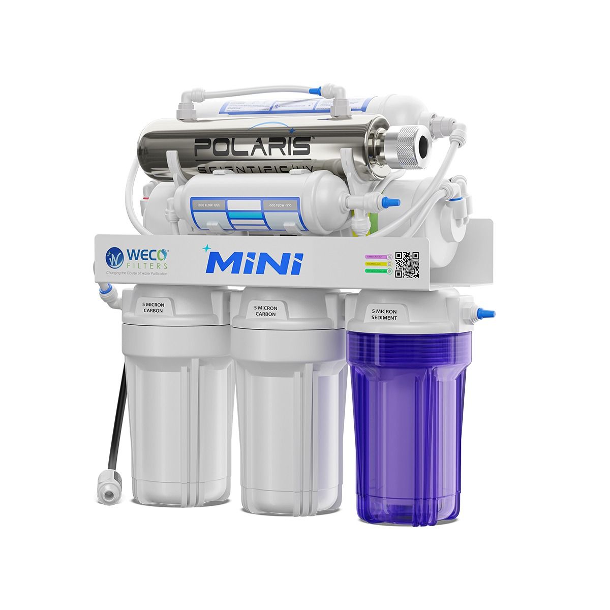 WECO Compact Undersink Reverse Osmosis Water Filtration System